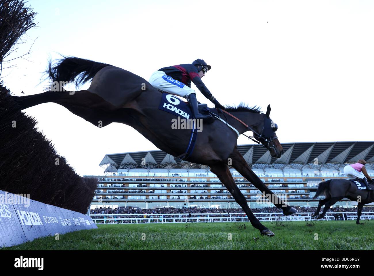Scarface ridden by Brendan Powell in action during the Howden Handicap ...