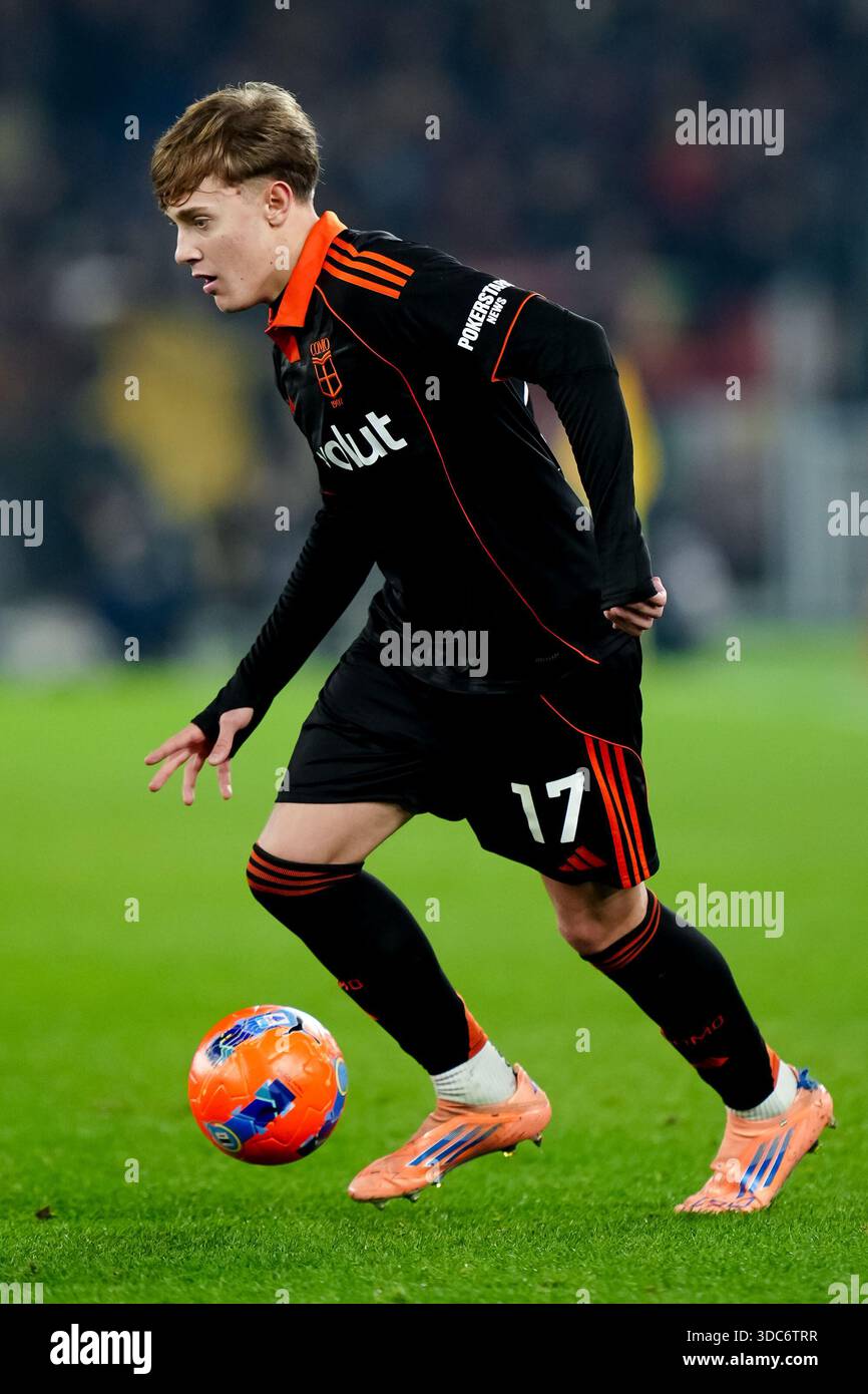 Jesus Rodriguez of Como 1907 in action during the Serie A Enilive match ...