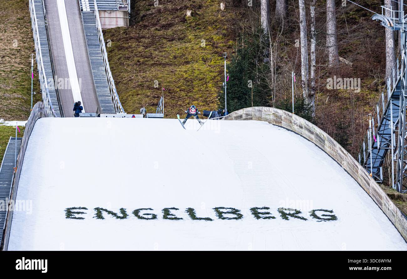 Engelberg, Switzerland, 20th Dec 2025:Norwegian ski jumper Midtskogen ...