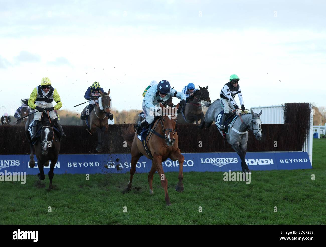 Deep Cave ridden by Jack Tudor on their way to winning the Howden ...