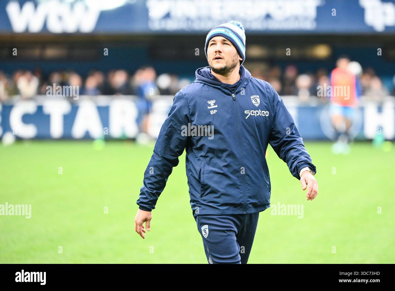 Benoit PAILLAUGUE coach of Montpellier during the Top 14 match between ...