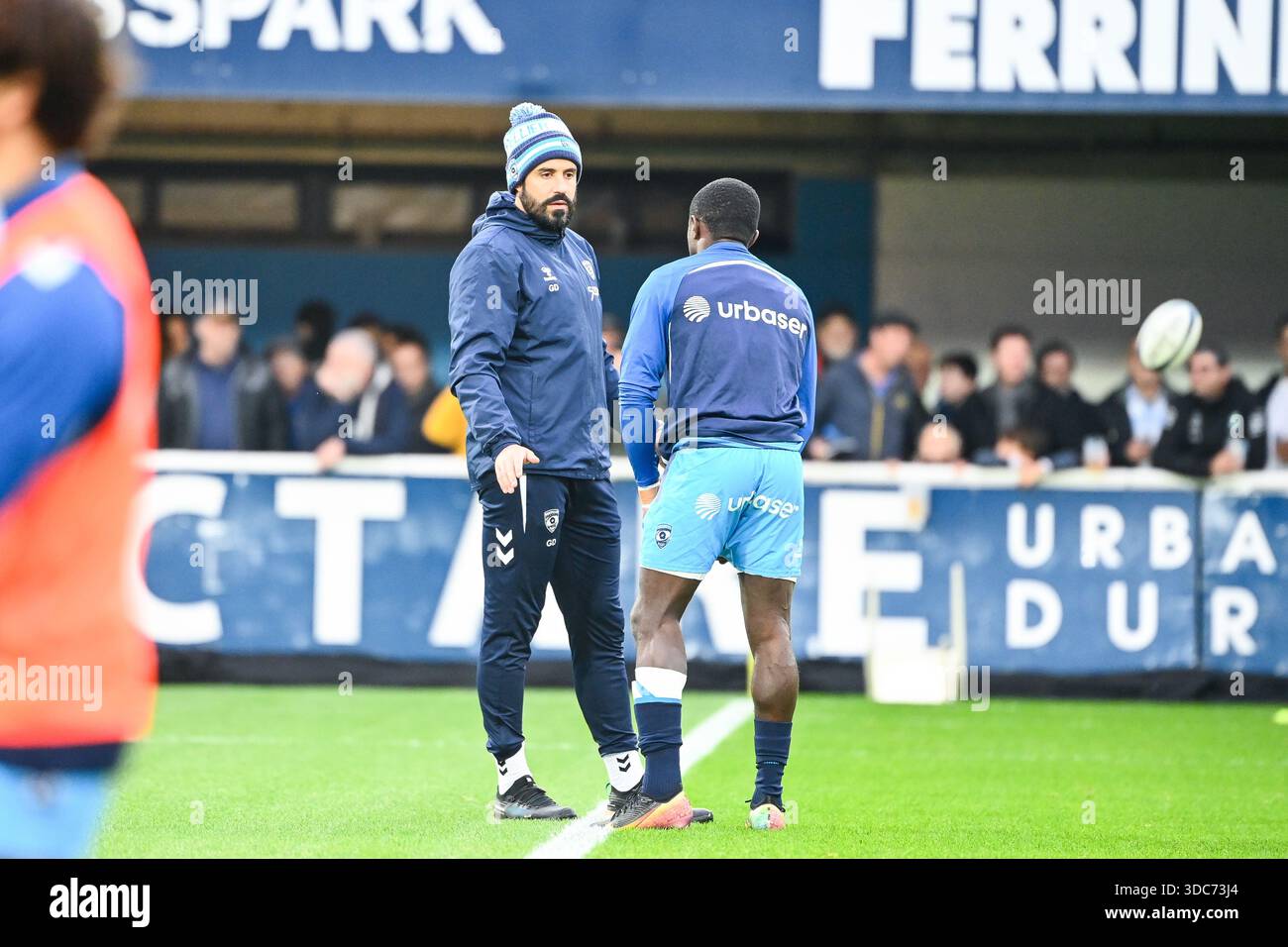 Geoffrey DOUMAYROU coach of Montpellier during the Top 14 match between ...