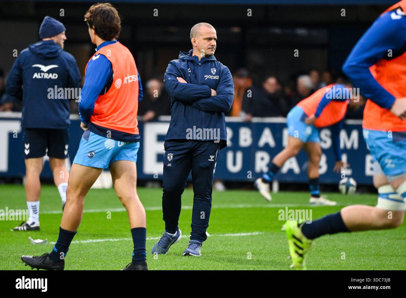 Joan CADULLO head coach of Montpellier during the Top 14 match between ...