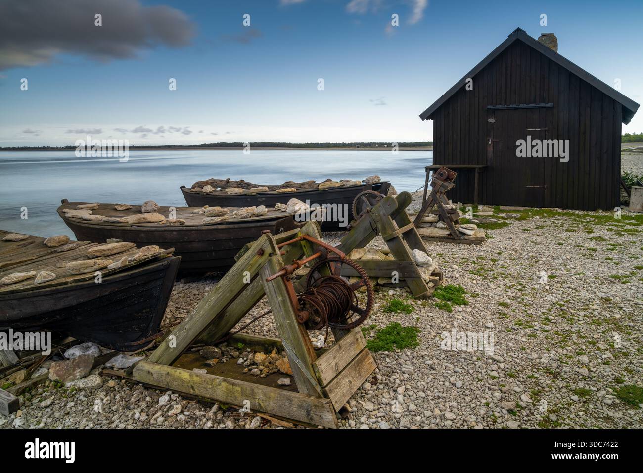 Faro, Sweden - 12 September, 2025: view of the historic Helgumannen ...