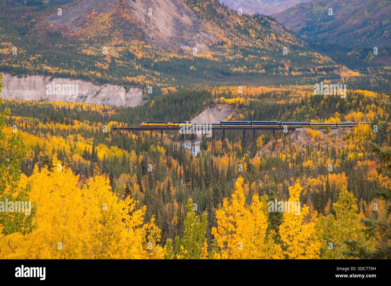 Alaska denali railroad train hi-res stock photography and images - Alamy
