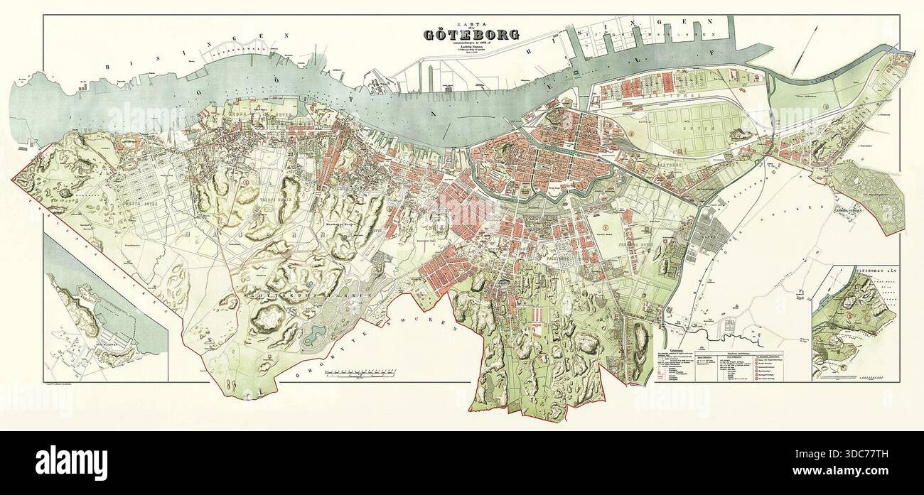 Sweden goteborg map hi-res stock photography and images - Alamy