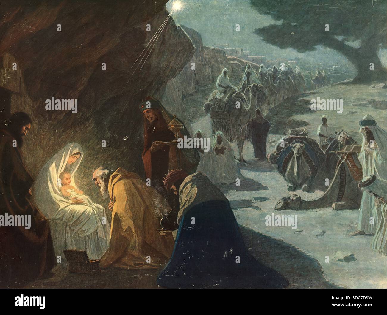 Mary and joseph travel to bethlehem hi-res stock photography and images ...