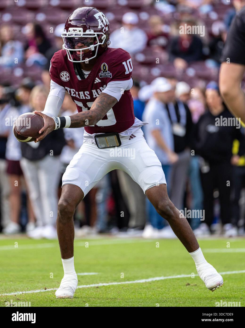Dec 20, 2025. Marcel Reed (10) of the Texas A&M Aggies in action vs the ...