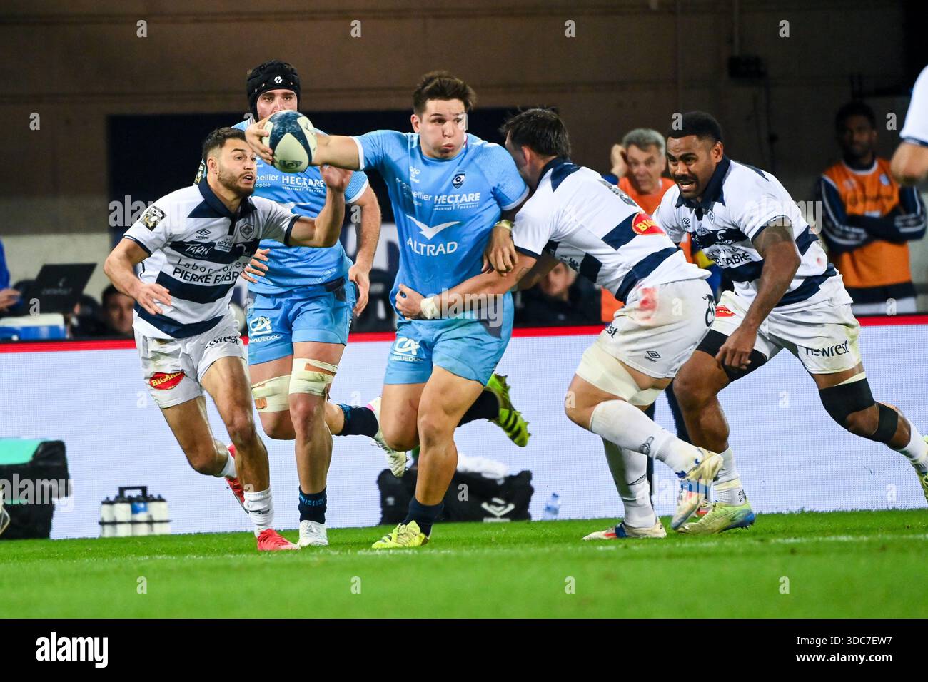 Justo PICCARDO of Montpellier during the Top 14 match between ...