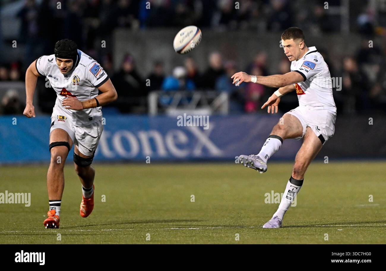 Barnet. United Kingdom. 20 December 2025. Prem Rugby. Saracens V Exeter ...