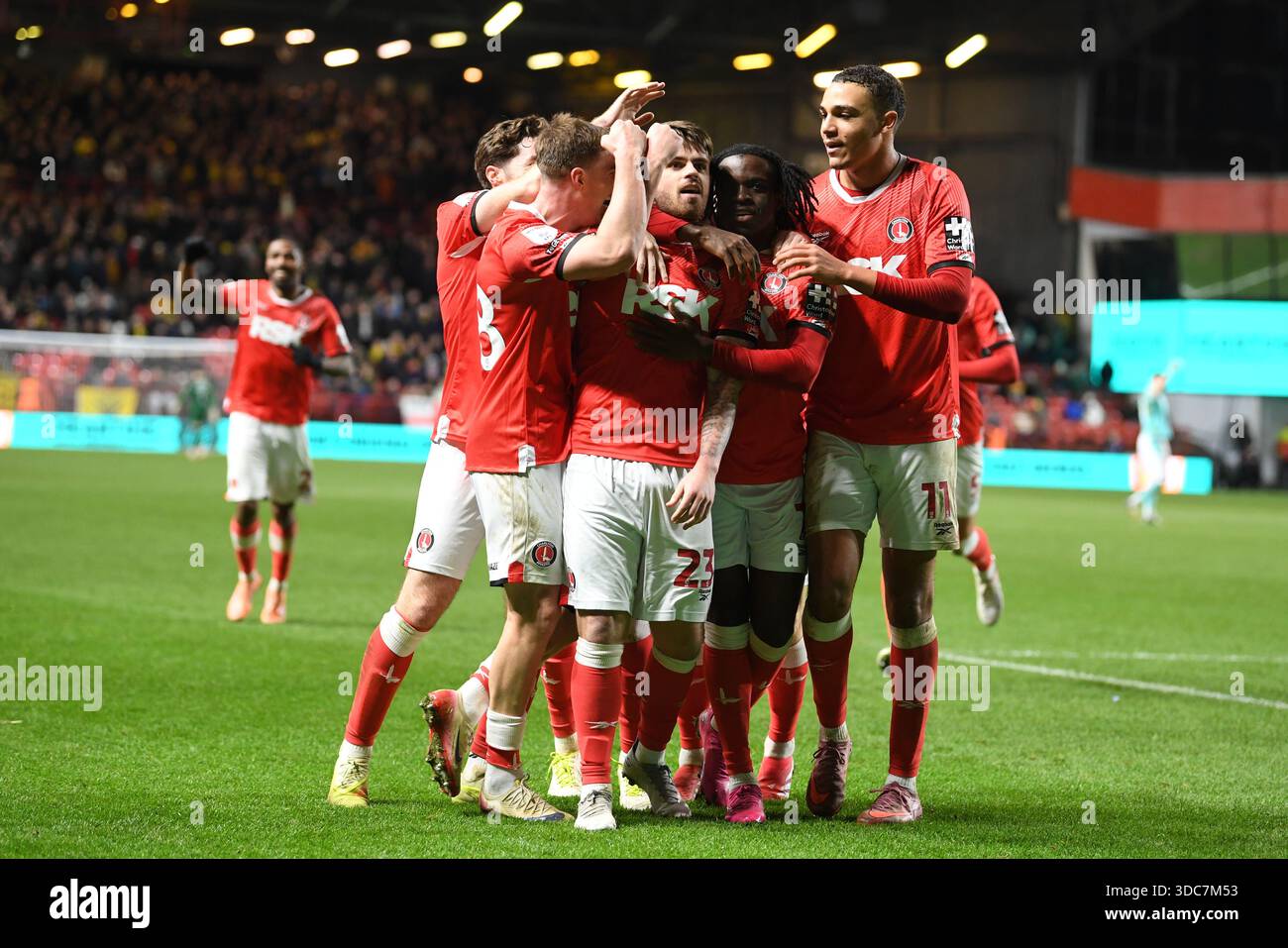 London, England. 20th Dec 2025. Charlie Kelman celebrates after scoring ...