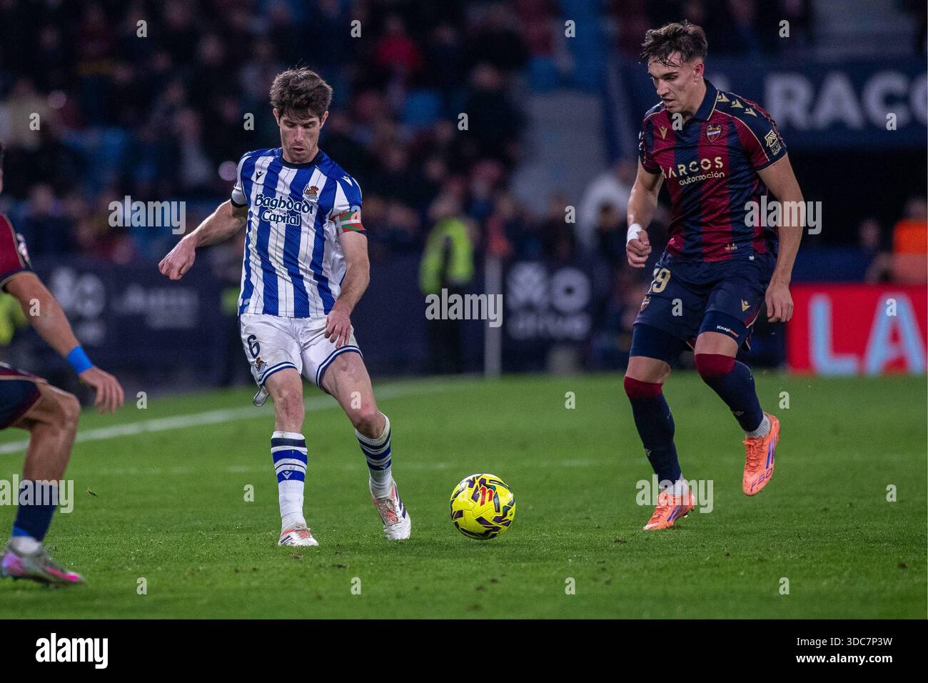 Spanish La Liga EA Sports soccer match Levante vs Real Sociedad at ...