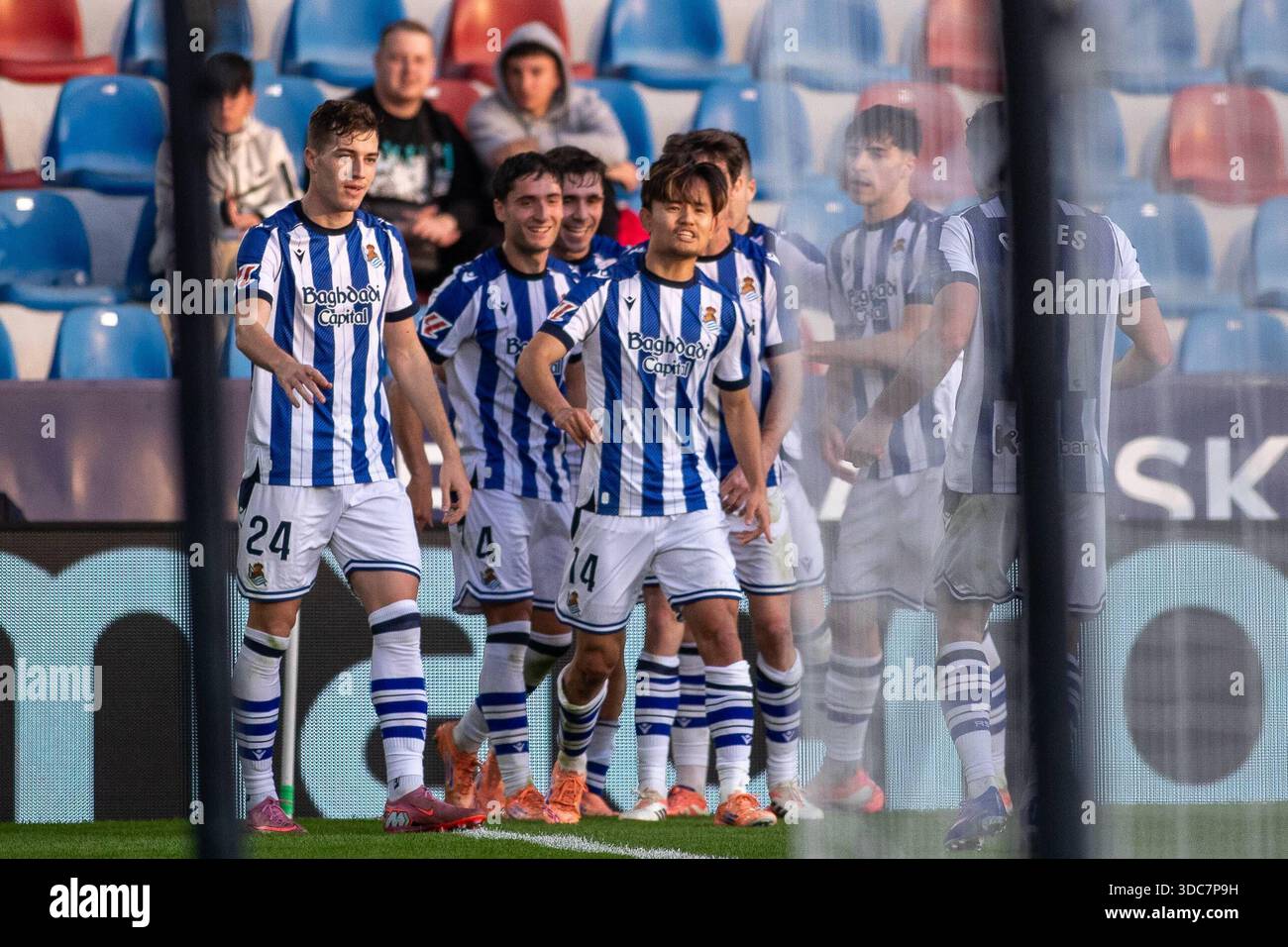 Spanish La Liga EA Sports soccer match Levante vs Real Sociedad at ...