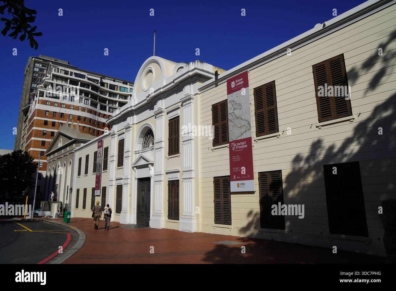 Facade of the Iziko Slave Lodge, Museum, Cape Town, South Africa Stock ...