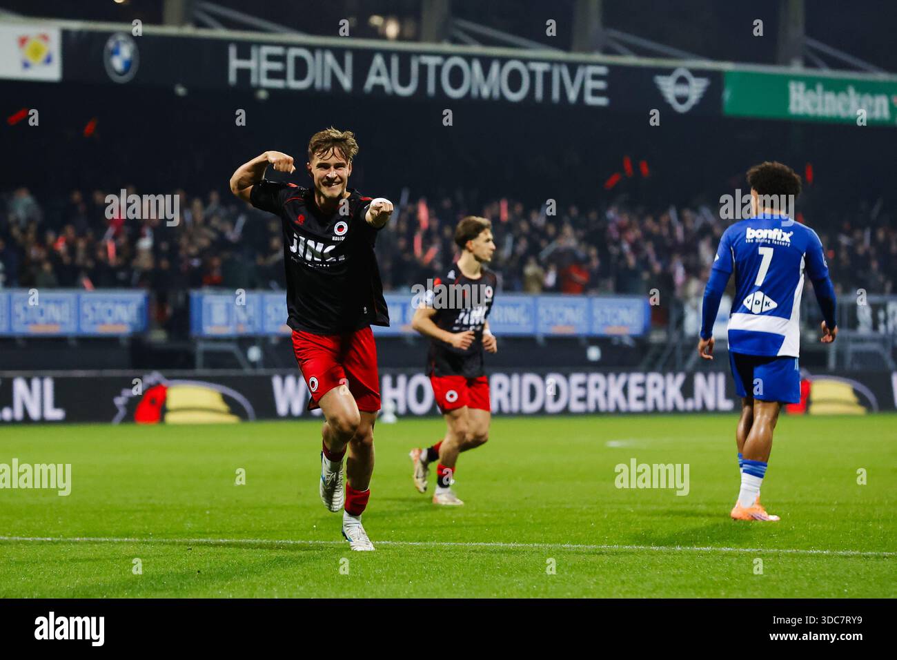 Rotterdam - Noah Naujoks of Excelsior Rotterdam during the seventeenth ...