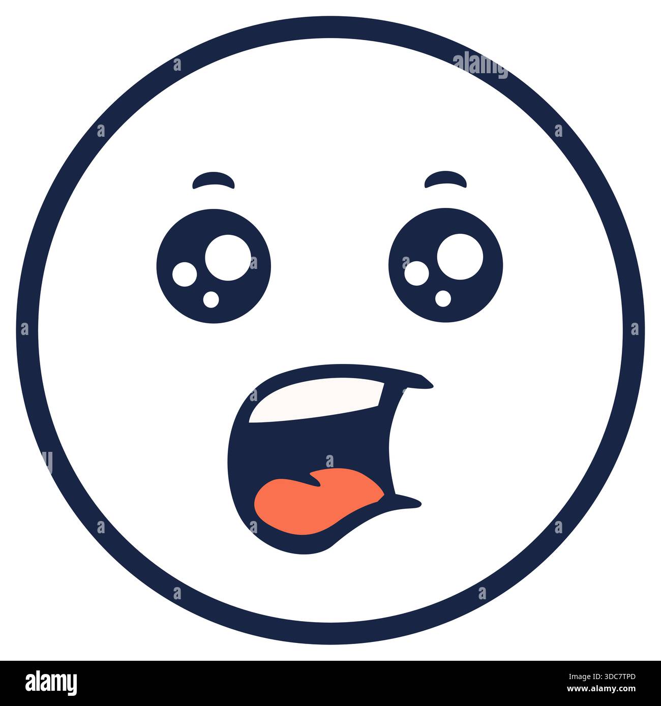 Wide face Stock Vector Images - Alamy