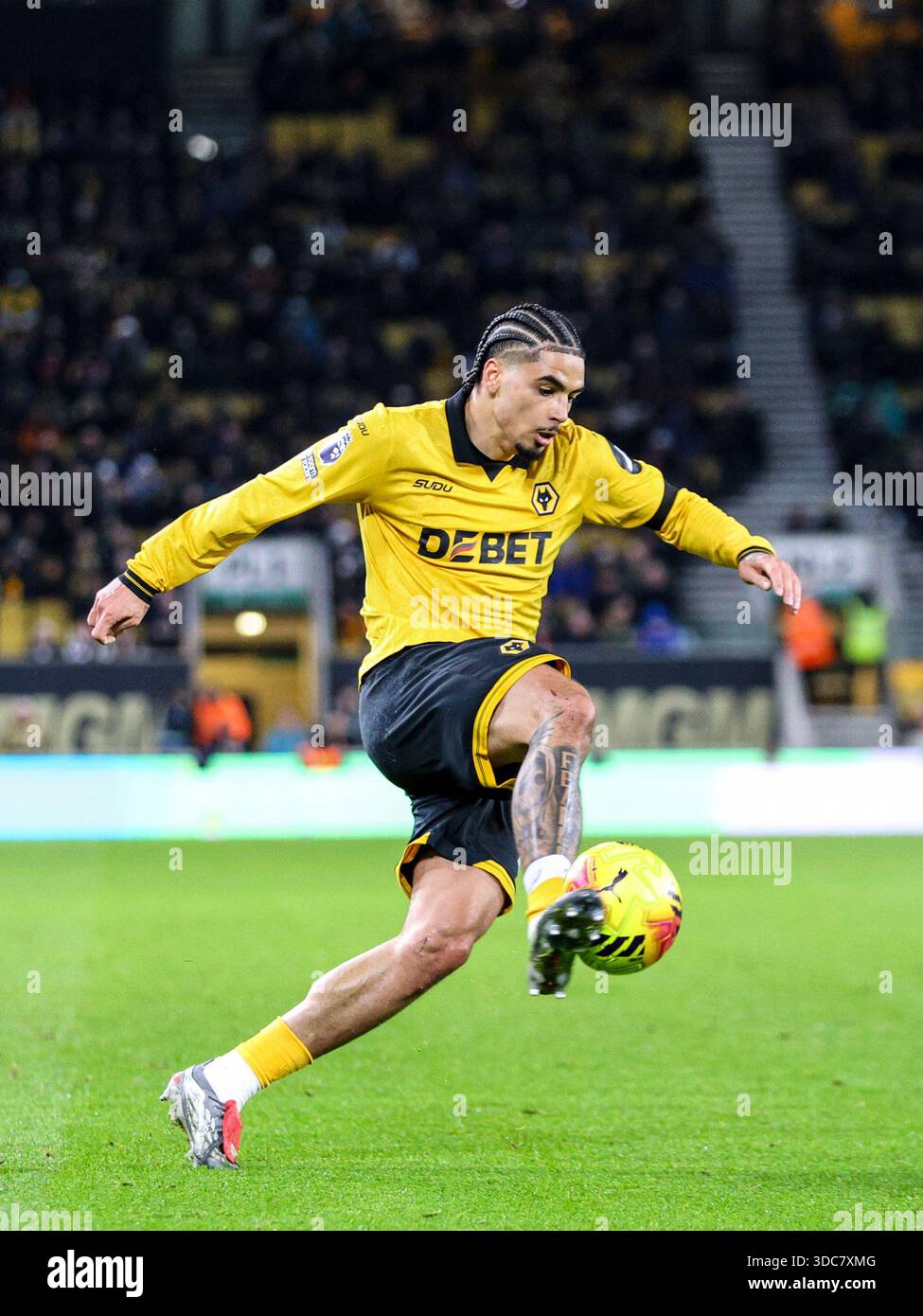 Ki-Jana Hoever (26 Wolves) on the ball during the Premier League ...