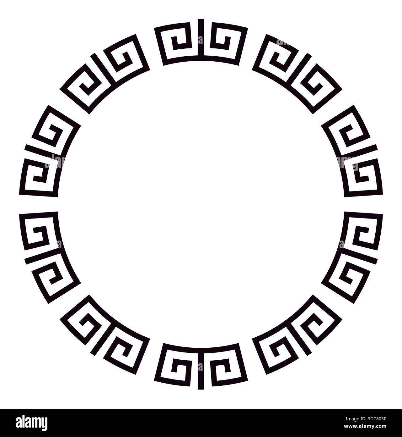 Classic greek key design hi-res stock photography and images - Alamy