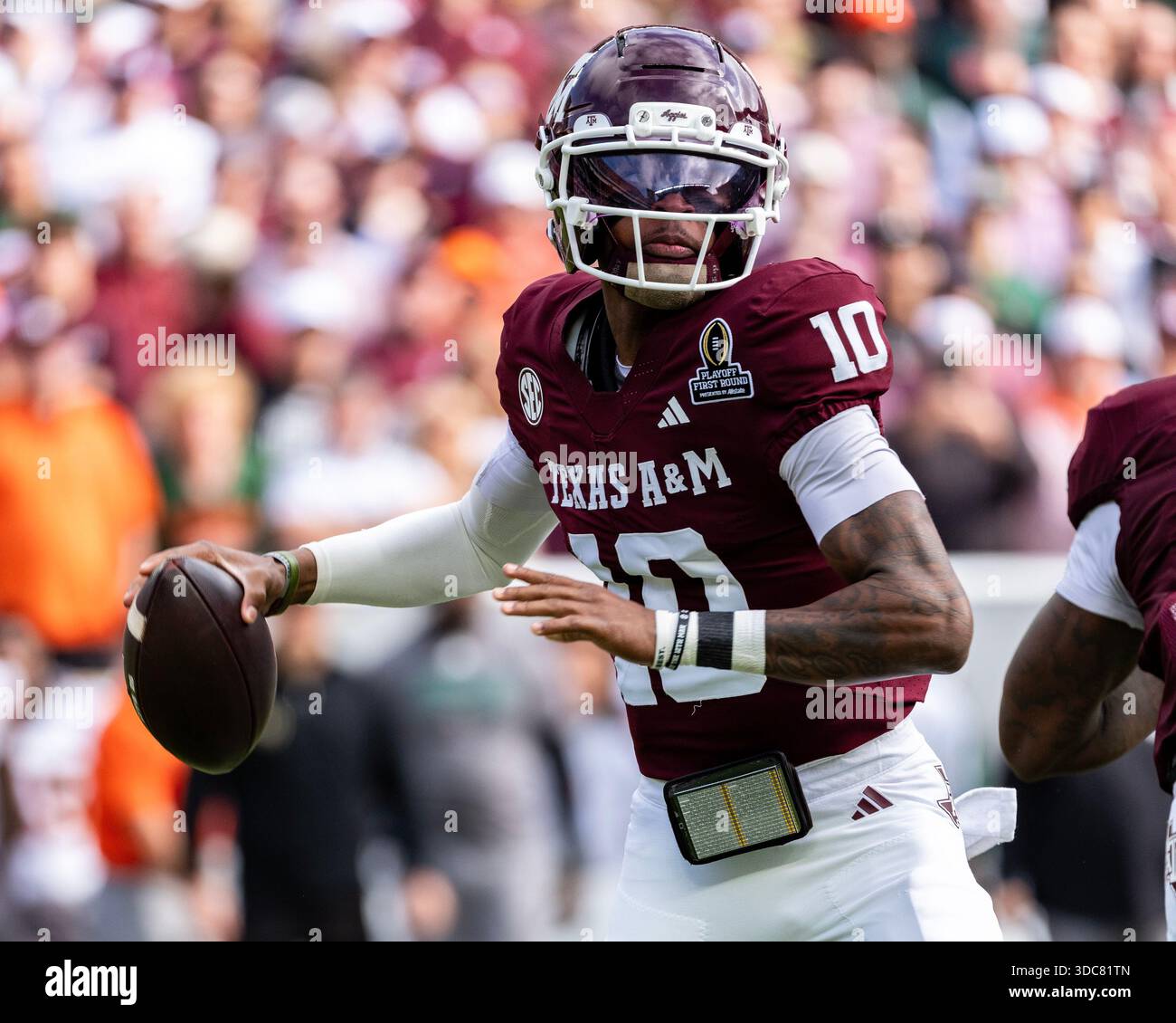 Dec 20, 2025. Marcel Reed (10) of the Texas A&M Aggies in action vs the ...