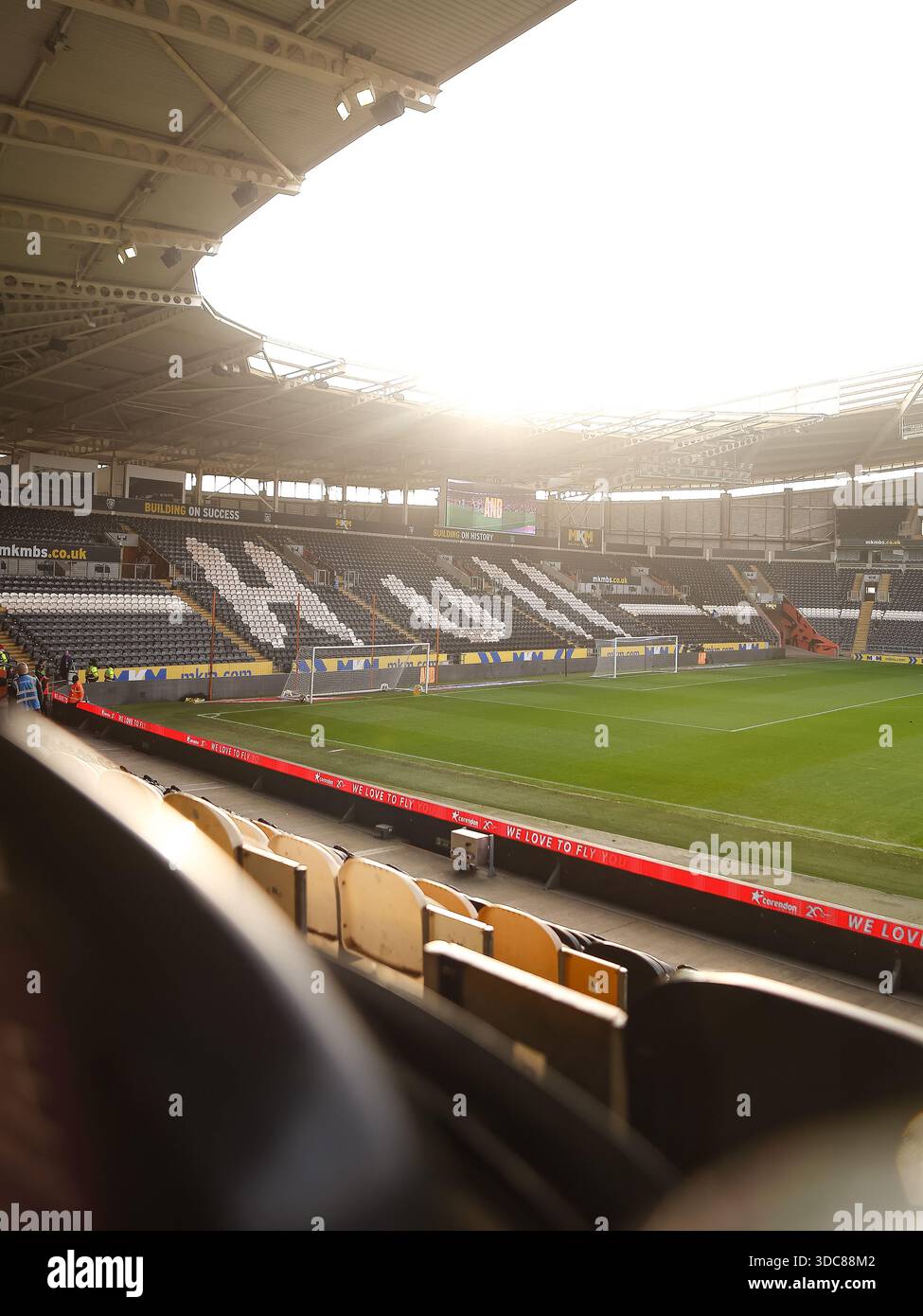 HULL, ENGLAND - DECEMBER 20: A general view of The MKM Stadium, Hull ...