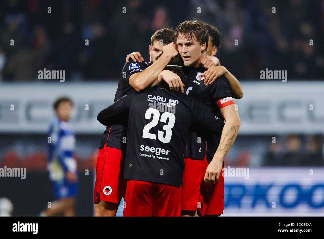 Rotterdam - Lewis Schouten of Excelsior Rotterdam, Irakli Yegoian of ...
