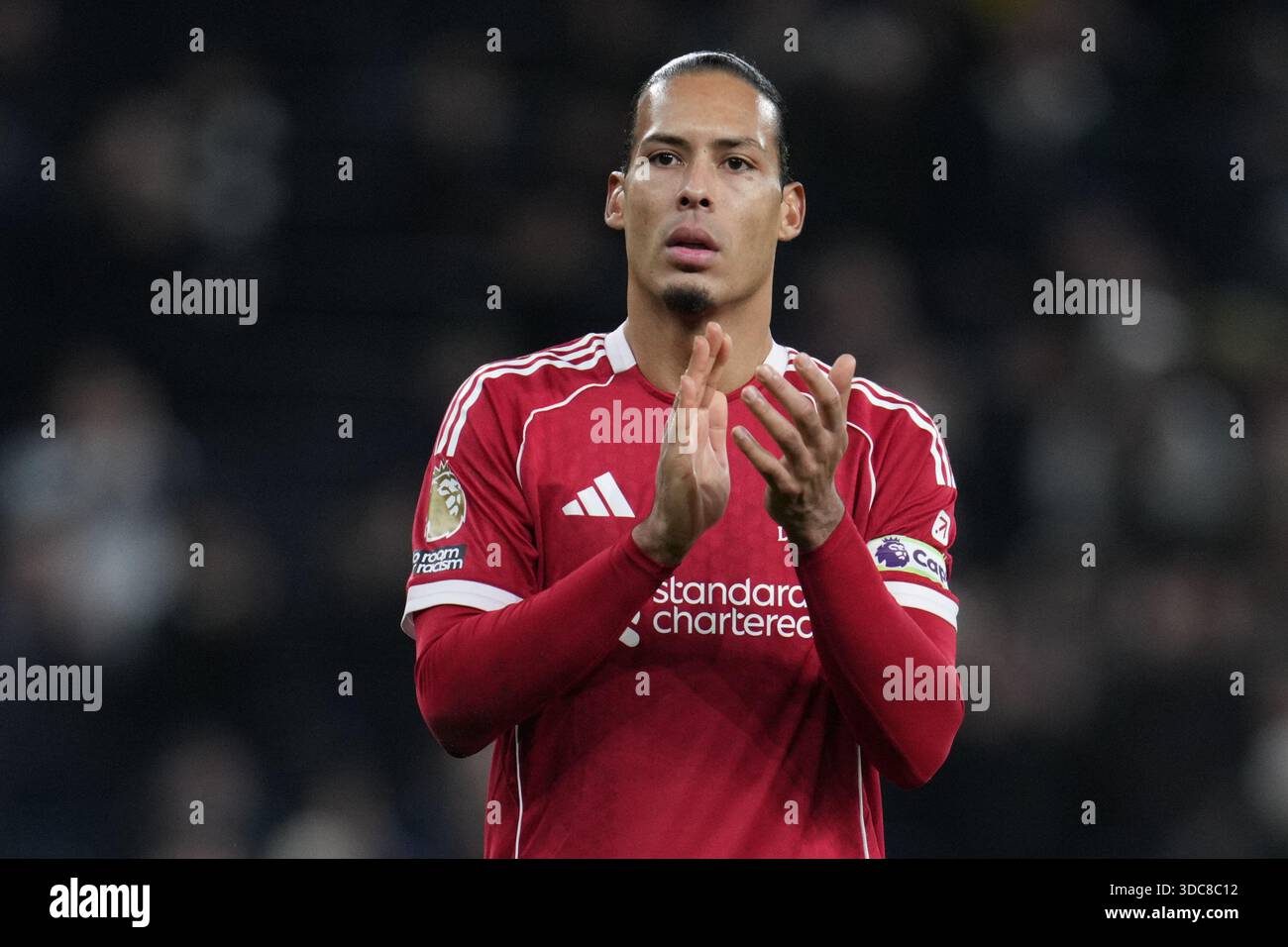 Virgil van Dijk of Liverpool at full time during the Premier League ...