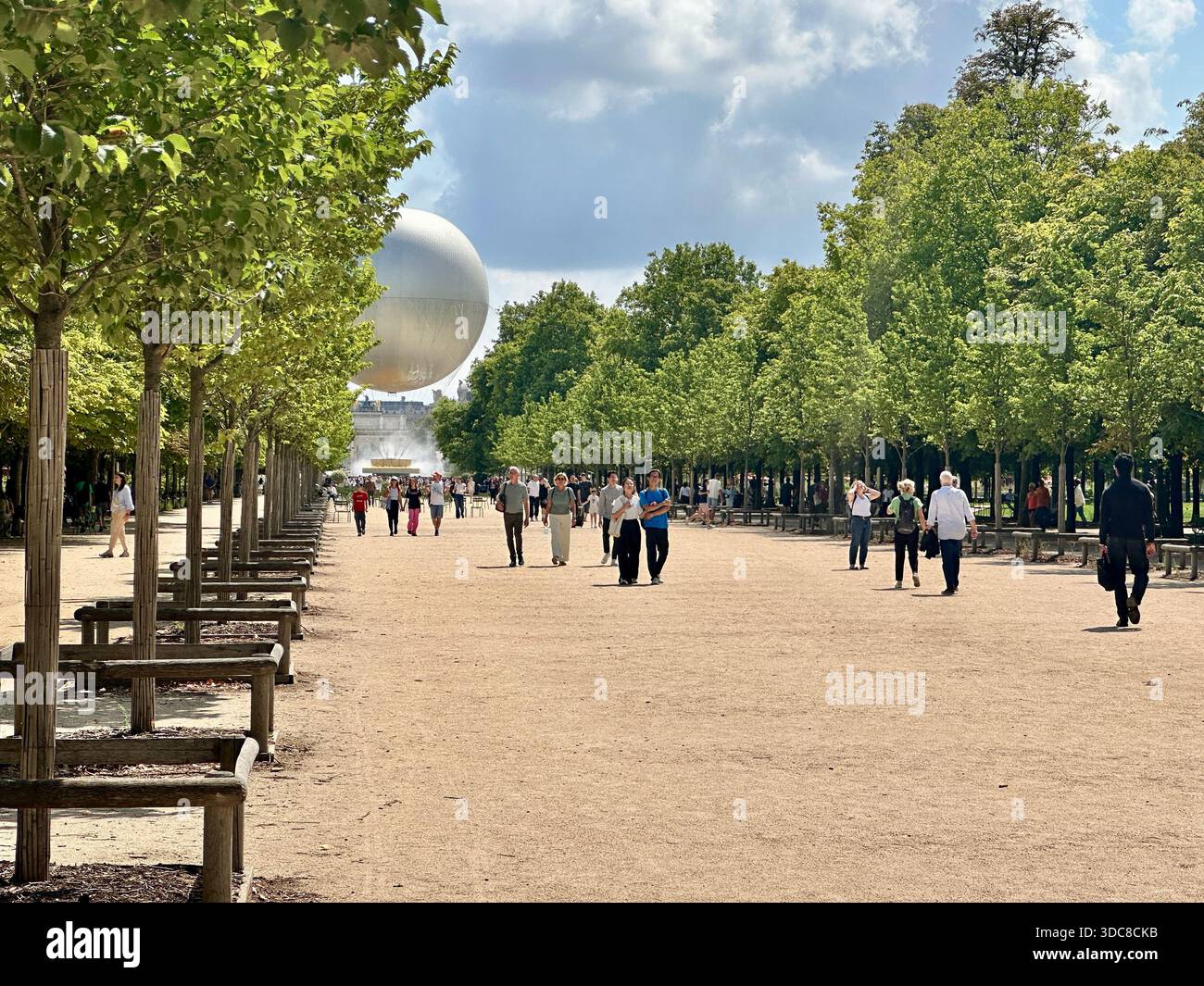 The Olympic Cauldron in Paris Stock Photo - Alamy