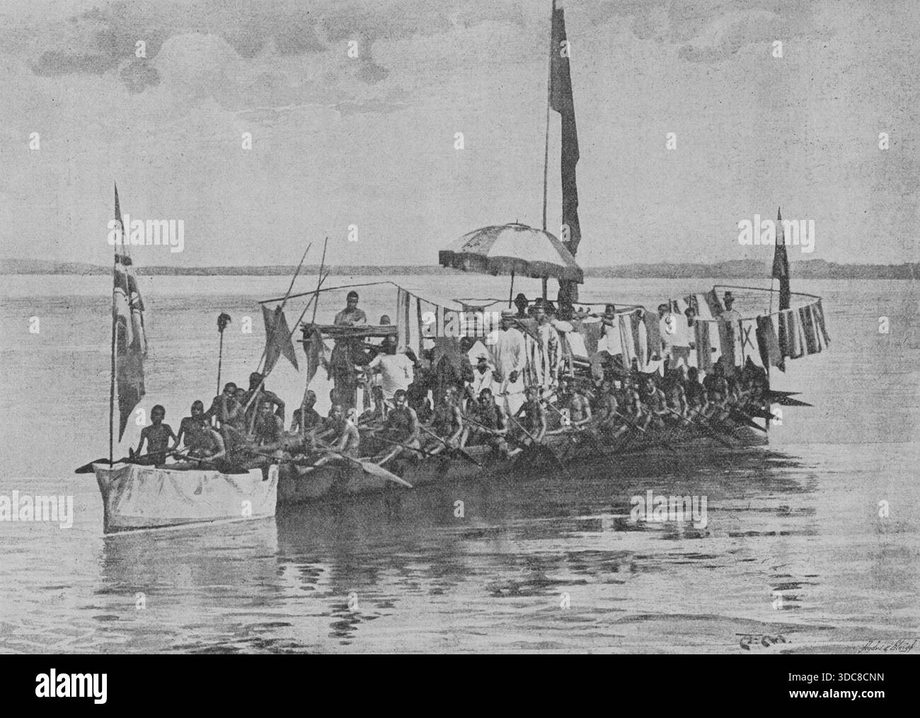 Nineteenth century maritime war Black and White Stock Photos & Images ...