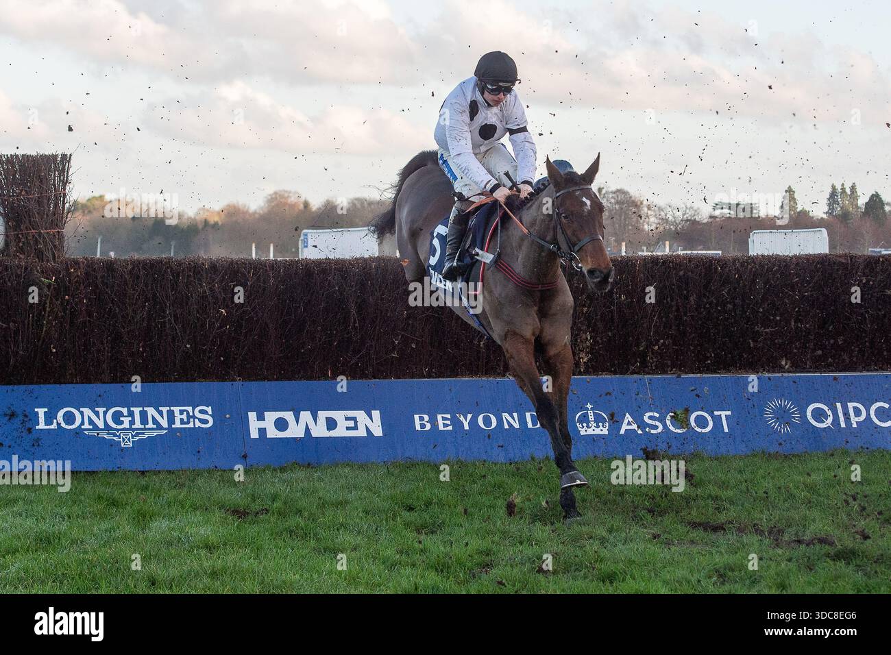 Ascot, Berkshire, UK. 20th December, 2025. Horse GENERAL MEDRANO ridden ...