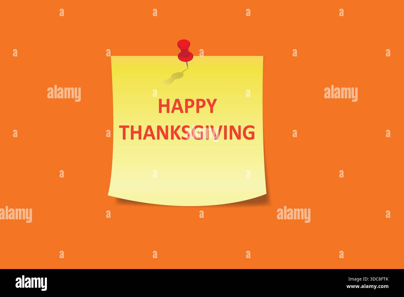 Happy thanksgiving note on hi-res stock photography and images - Alamy