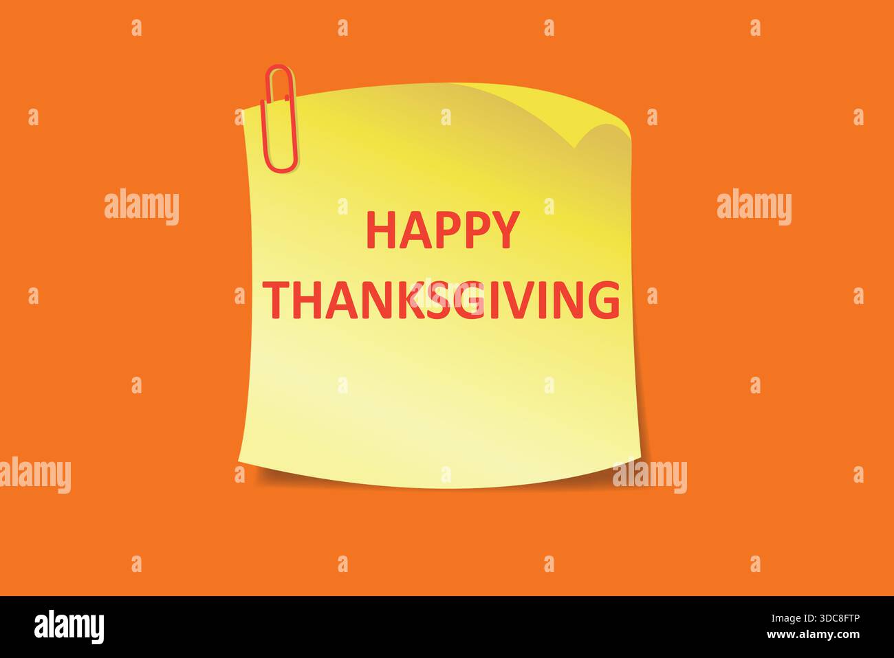 Happy thanksgiving note on hi-res stock photography and images - Alamy