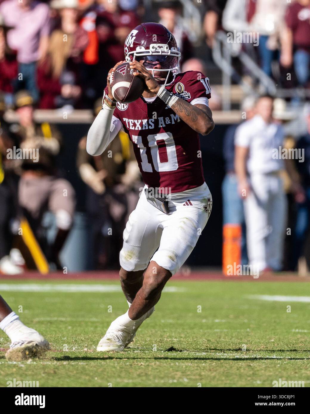Dec 20, 2025. Marcel Reed (10) of the Texas A&M Aggies in action vs the ...