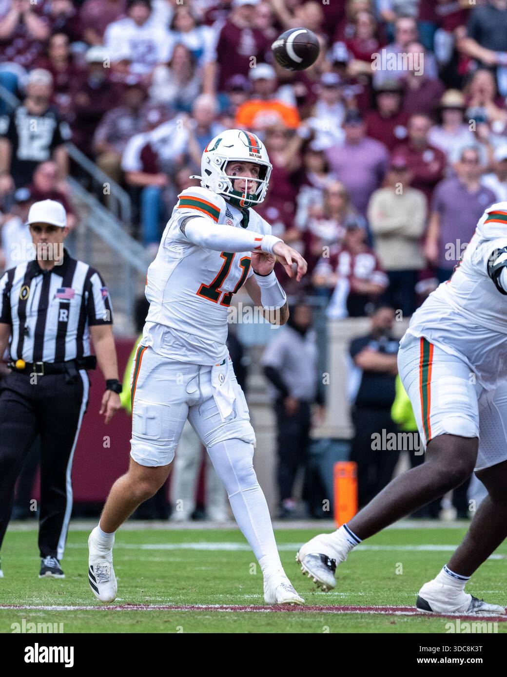 Dec 20, 2025. Carson Beck (11) of the Miami Hurricanes vs the Texas A&M ...