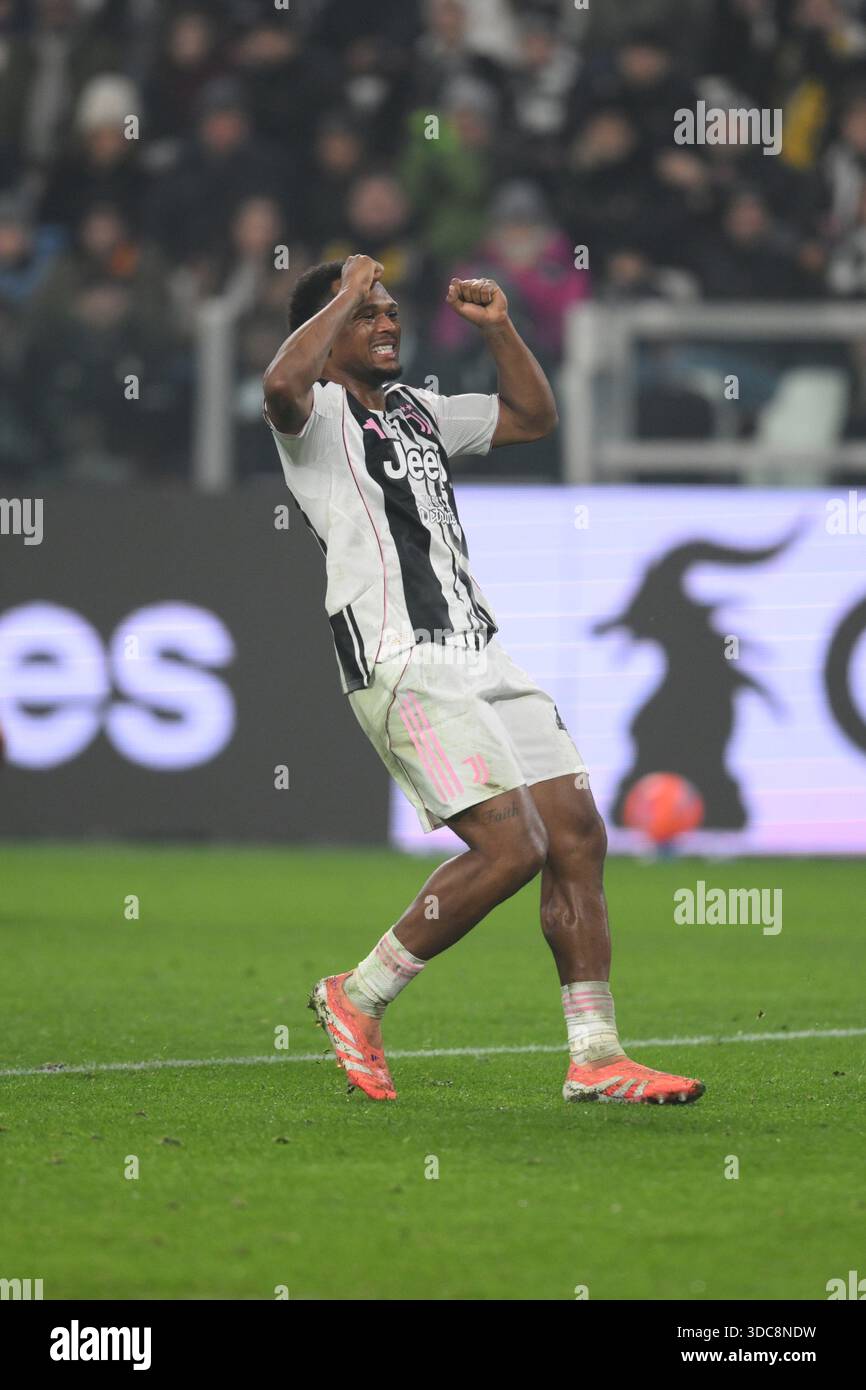 Allianz Stadium, Turin, Italy - Lois Openda of FC Juventus during Serie ...