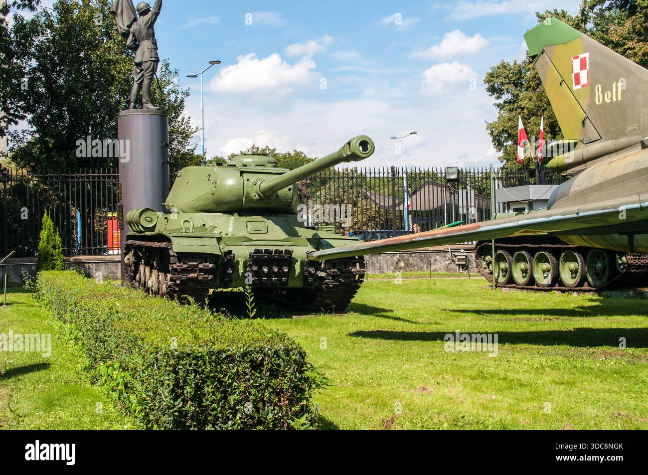 Historic World War II tank exhibited at the Polish Army Museum in ...