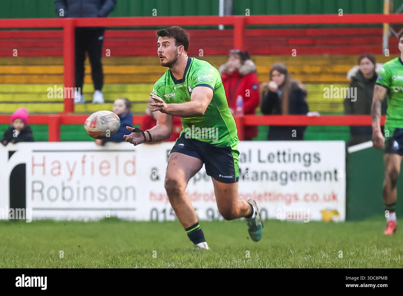 Josh Hodson of Sheffield makes a pass during the Pre- Seaon Friendly ...