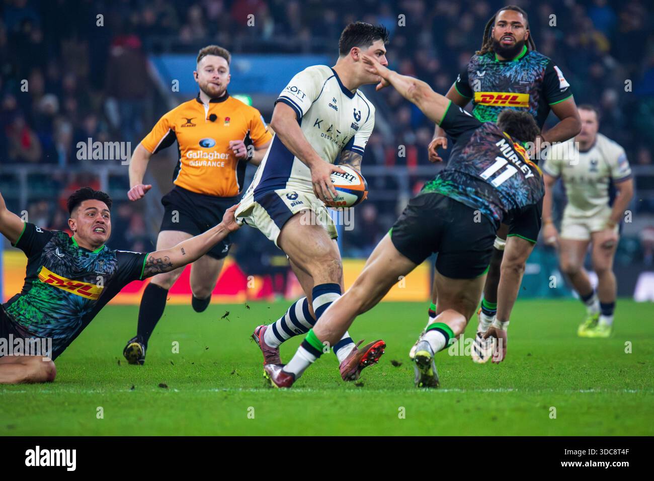 London, UK, 20th December 2025 Harlequins fly half Marcus Smith can ...