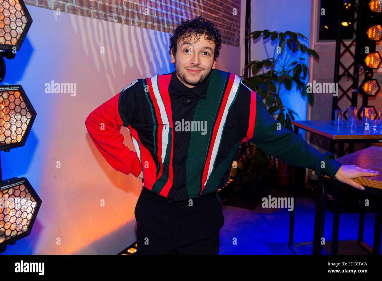 AMSTERDAM - Sahil Amar Aissa during the final of the TV program "Who is ...