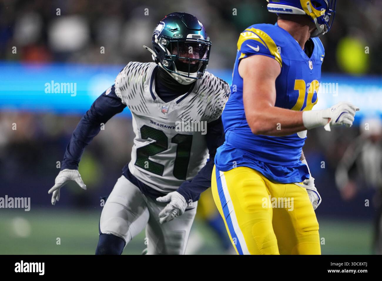 Seattle Seahawks cornerback Devon Witherspoon (21) in action against ...