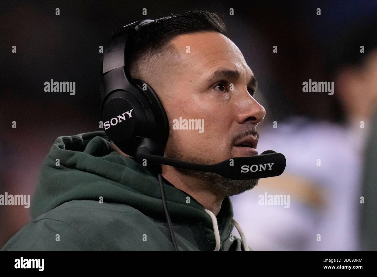 Green Bay Packers head coach Matt Lafleur during the first half of an ...