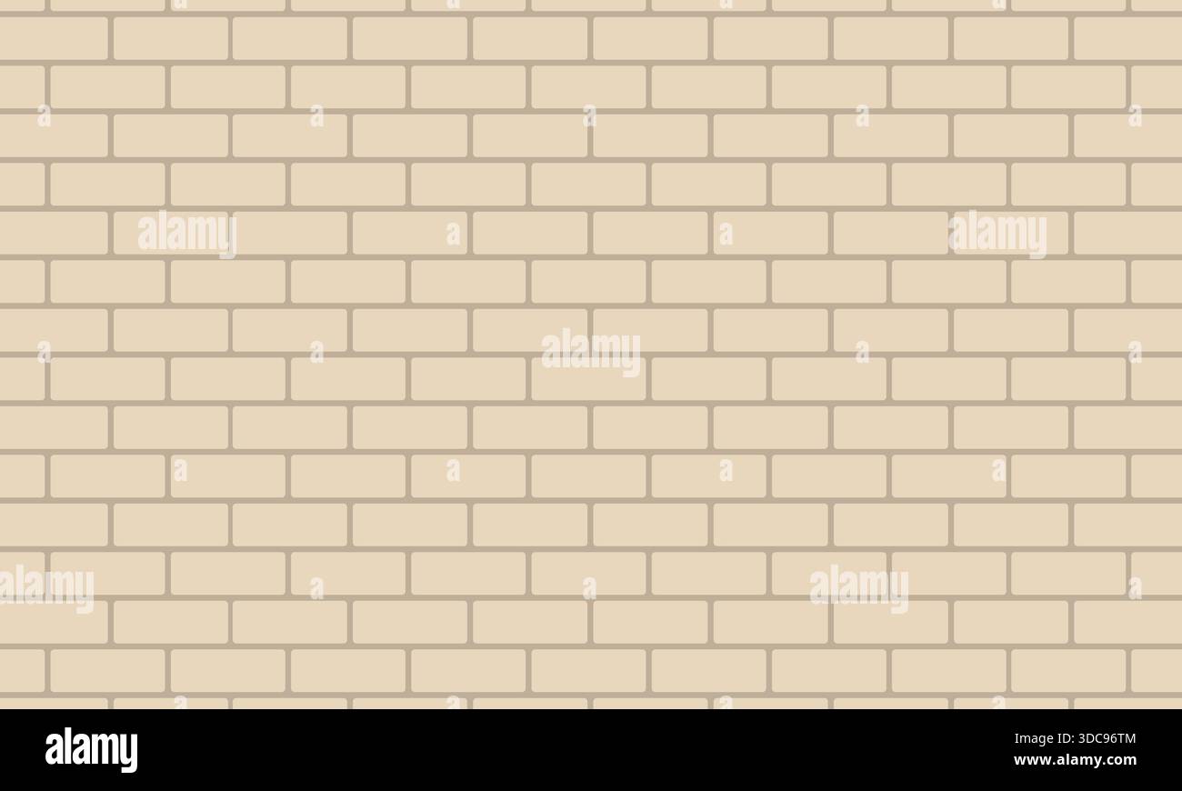Beige brick texture seamless Stock Vector Images - Alamy