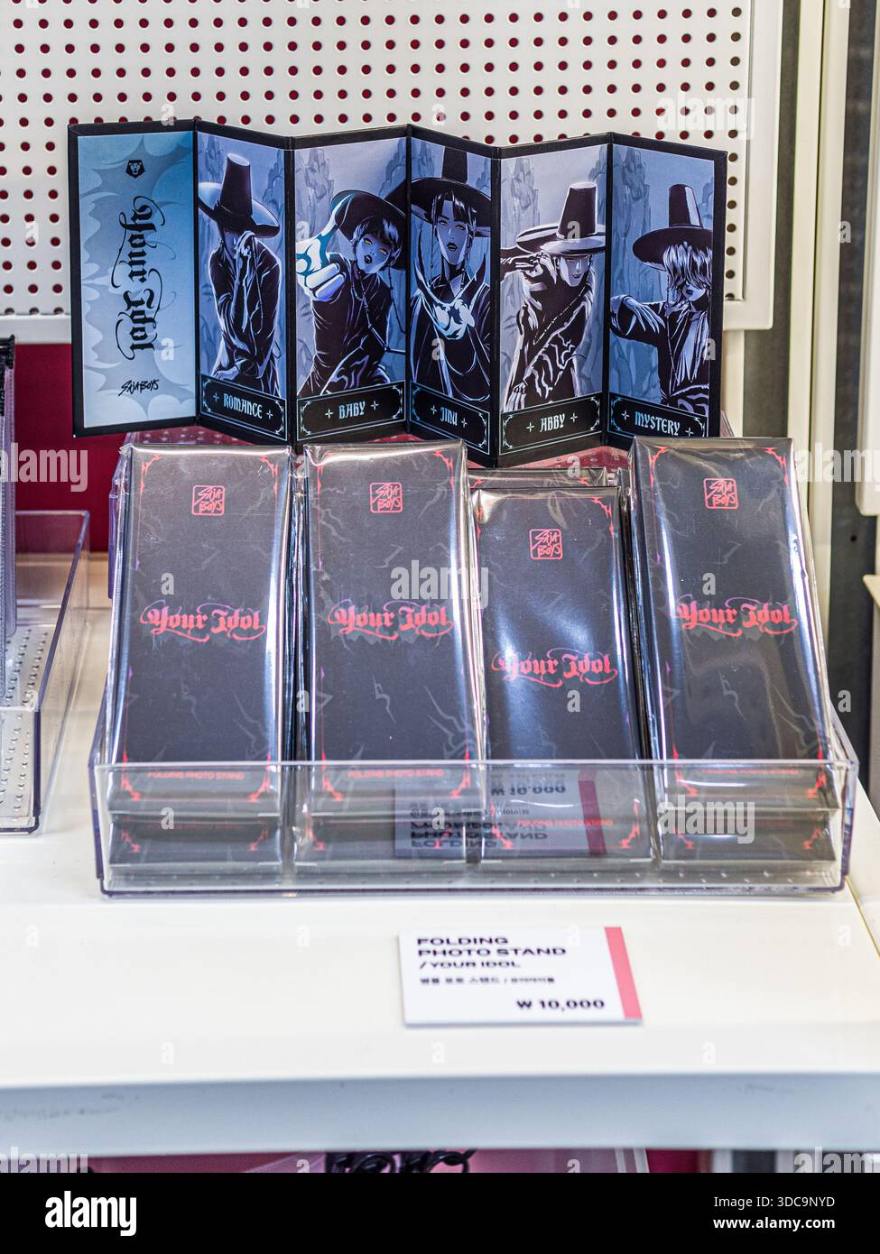 Seoul, South Korea – December.20.2025: Folding Photo Stand “Your Idol ...