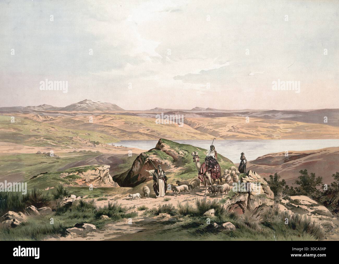 Mount of Beatitudes, according to Christian tradition the place where ...