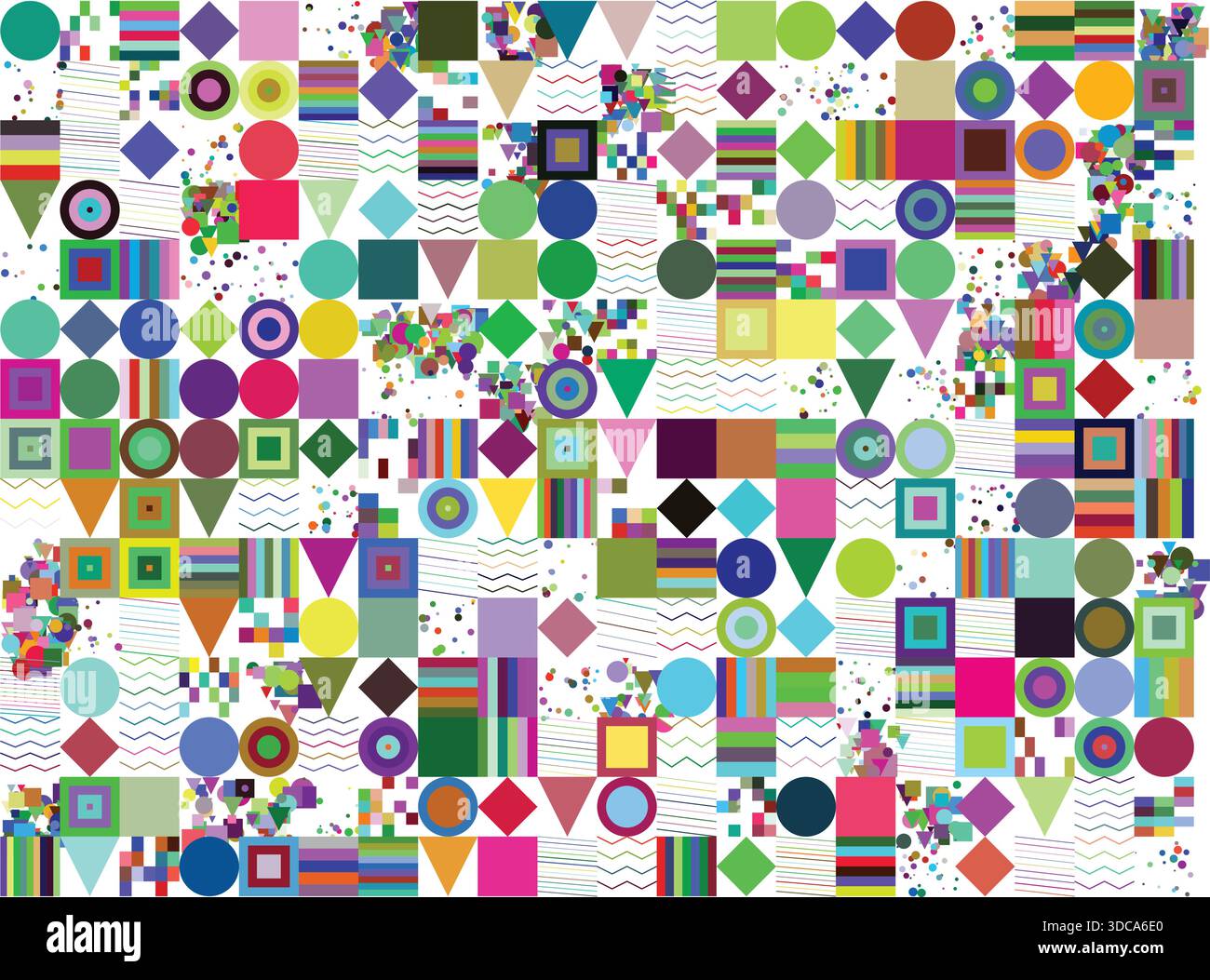 Abstract arrangement of geometric shapes featuring Stock Vector Images ...