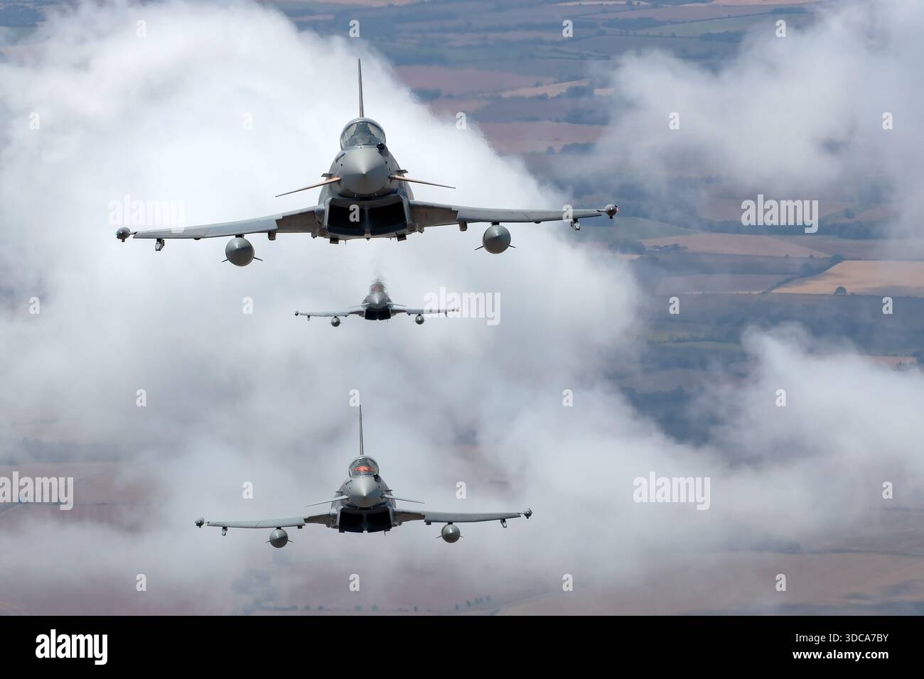 This image features Spanish Air Force Eurofighter EF 2000 Typhoon S ...