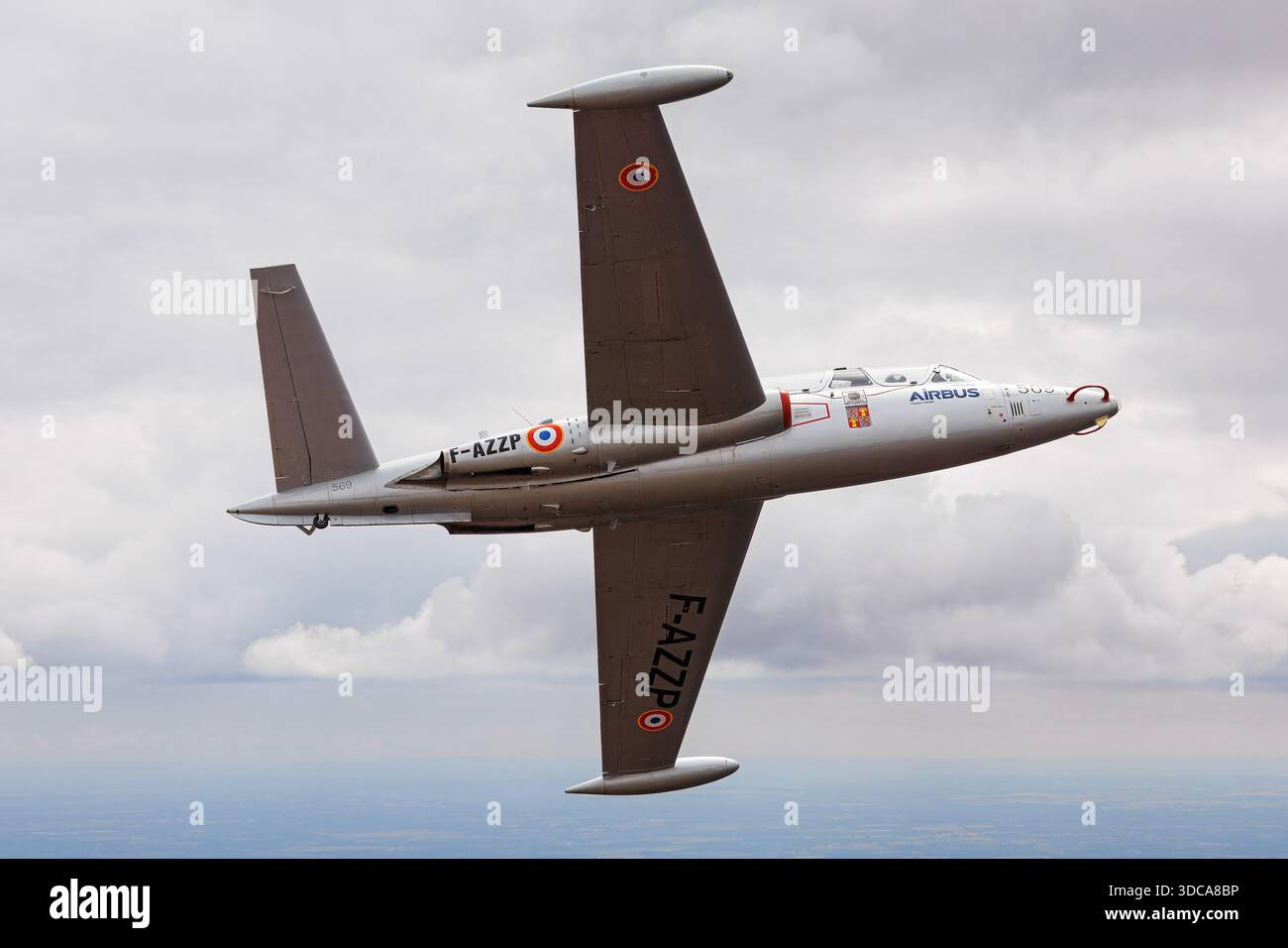 The French Air Force Fouga CM-170R Magister, registered F-AZZP, Serial ...