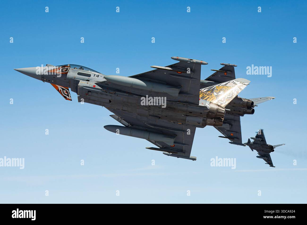 The Spanish Air Force Eurofighter EF-2000 Typhoon S, registered C16-73 ...