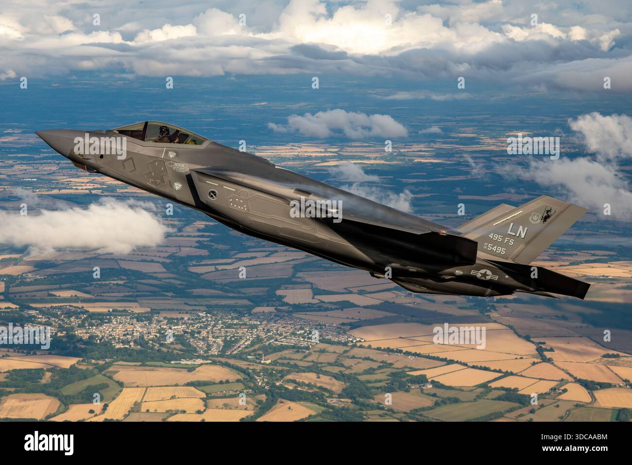An F-35A Lightning II of the U.S. Air Force, registration 19-5495 ...