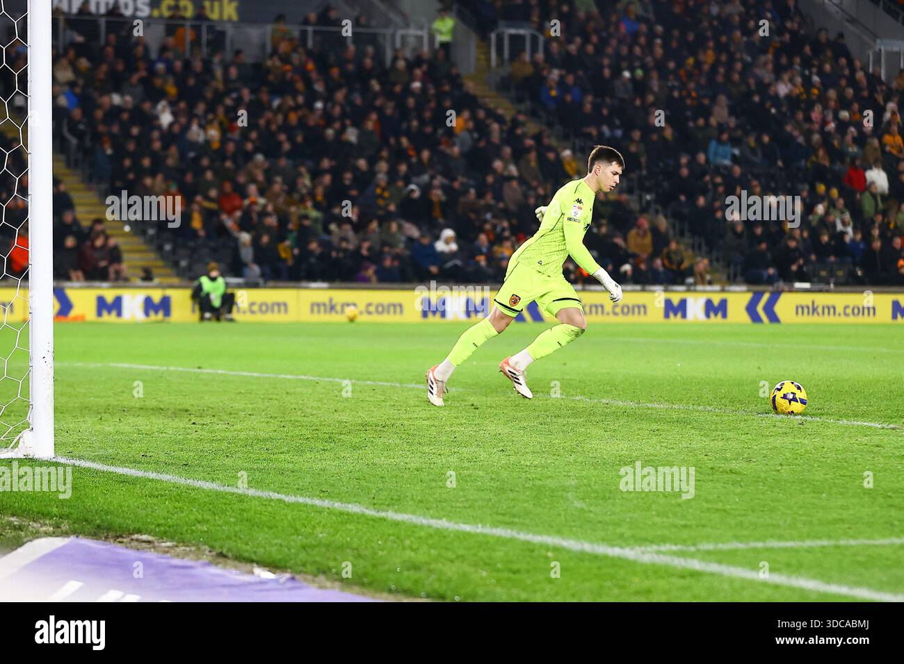 MKM Stadium, Hull, England - 20th December 2025 Ivor Pandur Goalkeeper ...