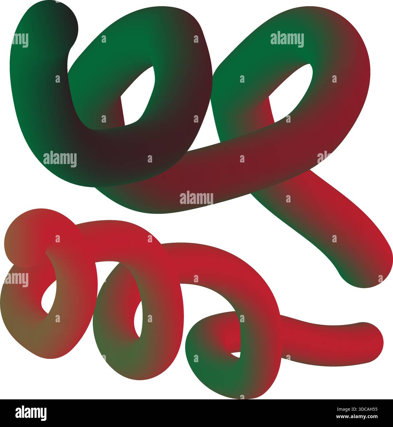 Colorful ribbon shapes Stock Vector Images - Alamy